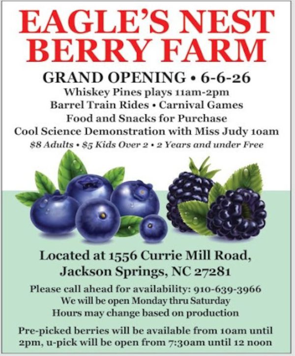Season Opening at Eagles Nest Berry Farm | The Pines Times